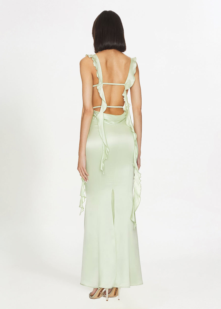 Caroline Dress in Green – Dress for a Night